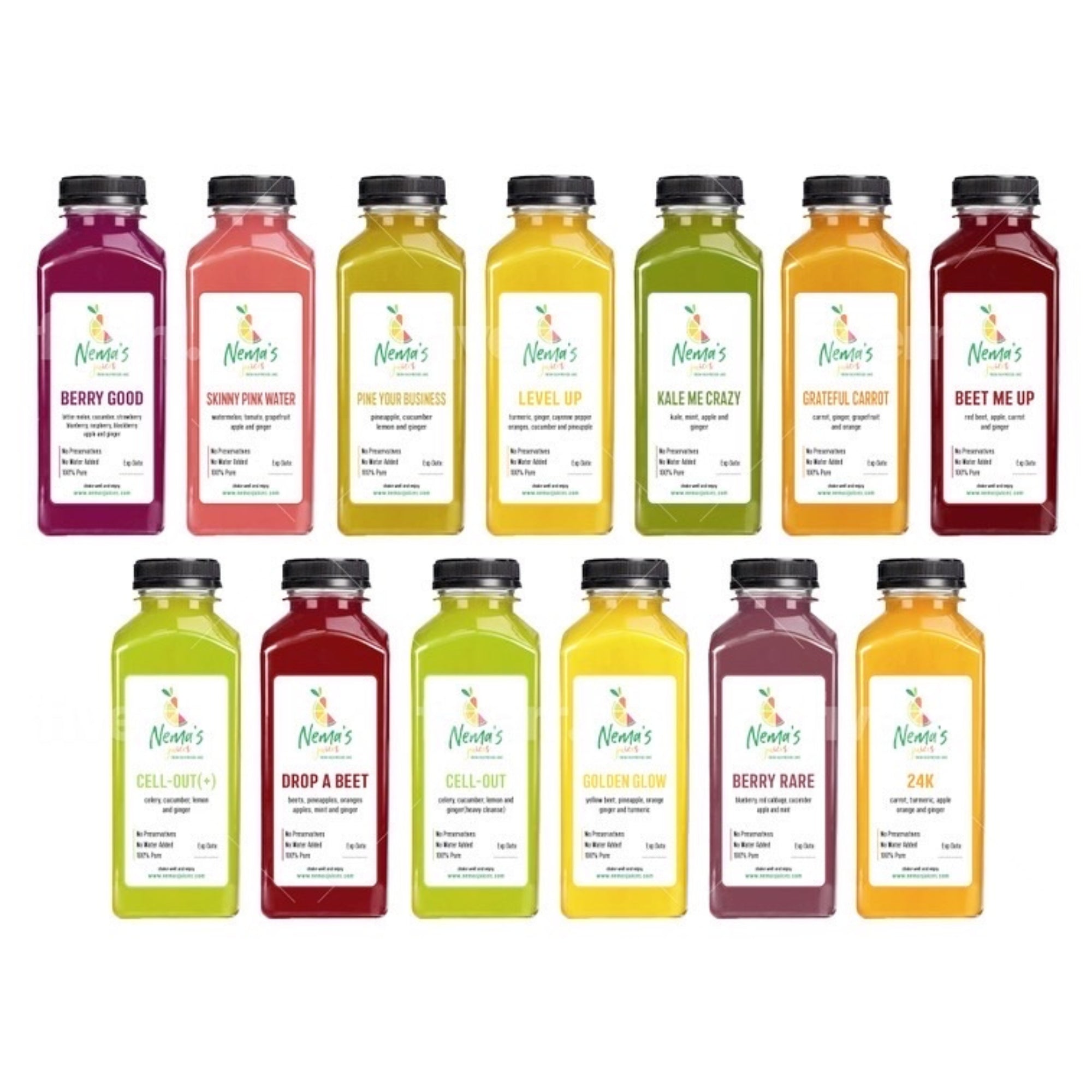 Cold-Pressed Juices – Nema's Juices